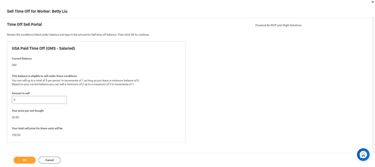 Buy/Sell PTO | Workday Marketplace