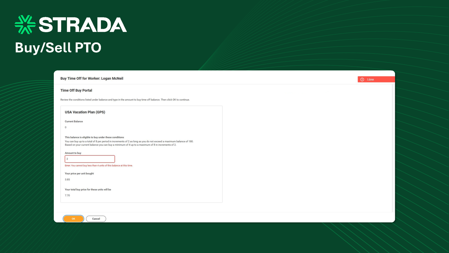 Buy/Sell PTO | Workday Marketplace