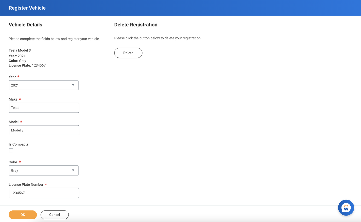 Vehicle Registration | Workday Marketplace