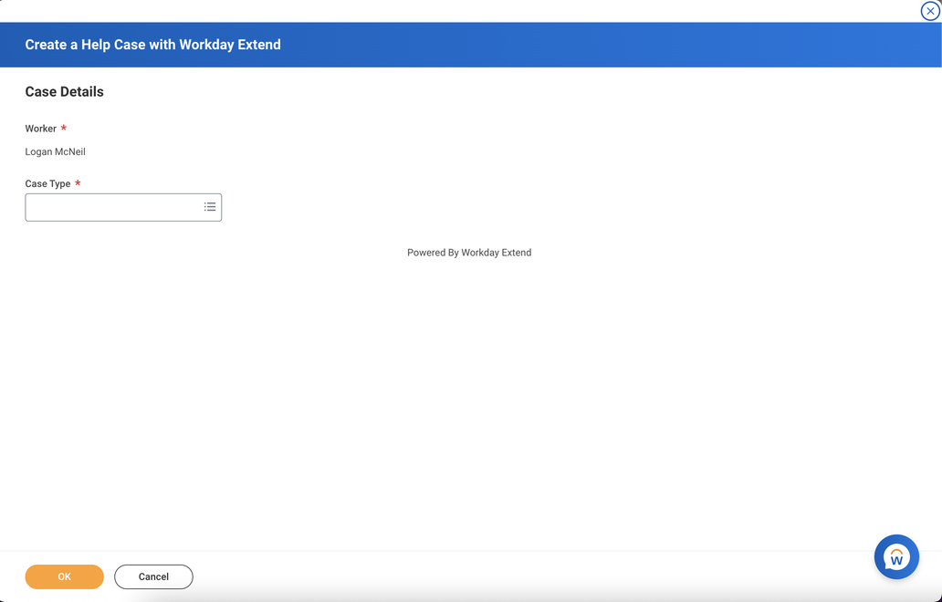 Help Case Creation | Workday Marketplace