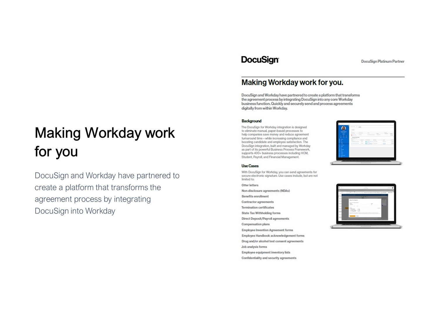 Docusign for Workday | Workday Marketplace