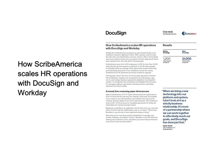 Docusign for Workday | Workday Marketplace