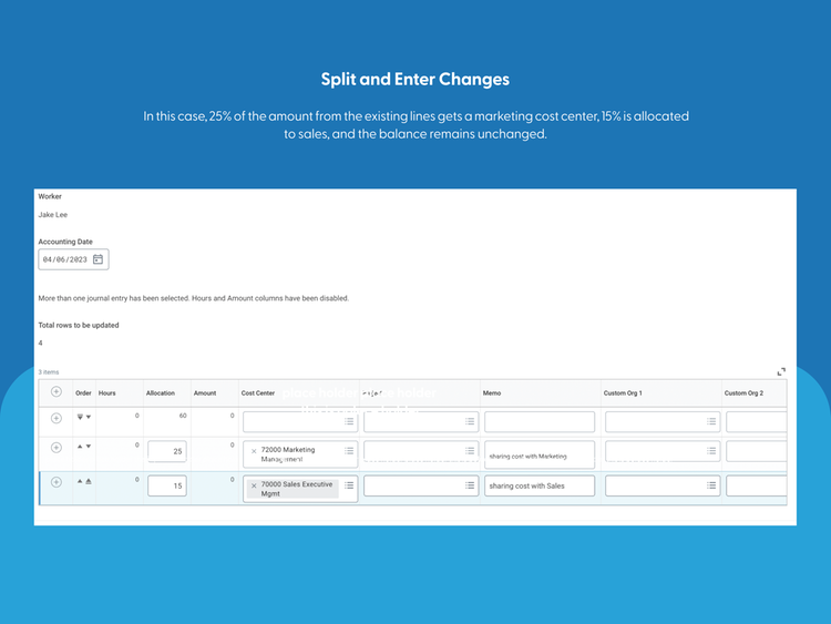 Journal Line Reclassification | Workday Marketplace