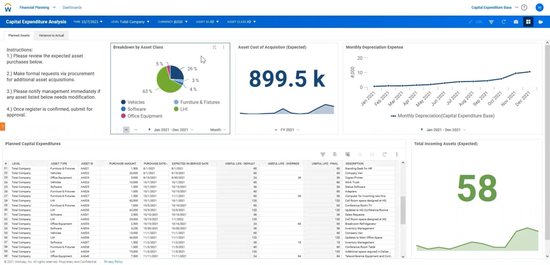CapEx Reconciliation | Workday Marketplace