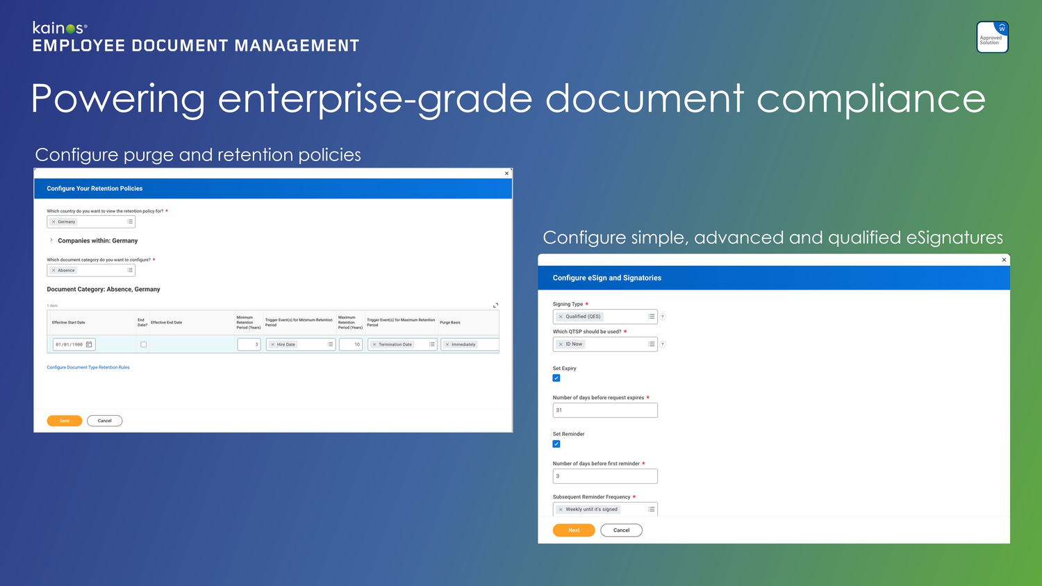 Kainos Employee Document Management | Workday Marketplace