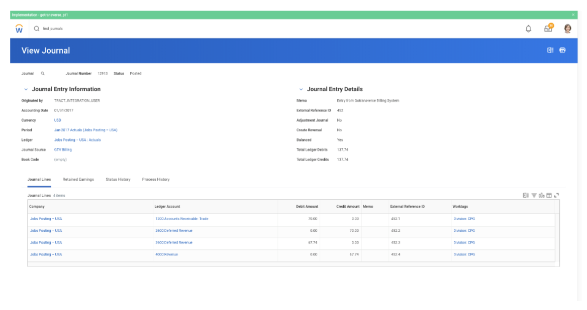Gotransverse Connector for Workday | Workday Marketplace