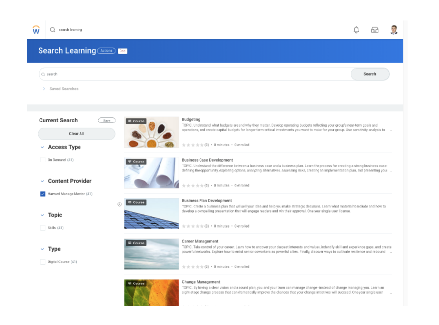 Harvard ManageMentor Workday Learning Integration | Workday Marketplace