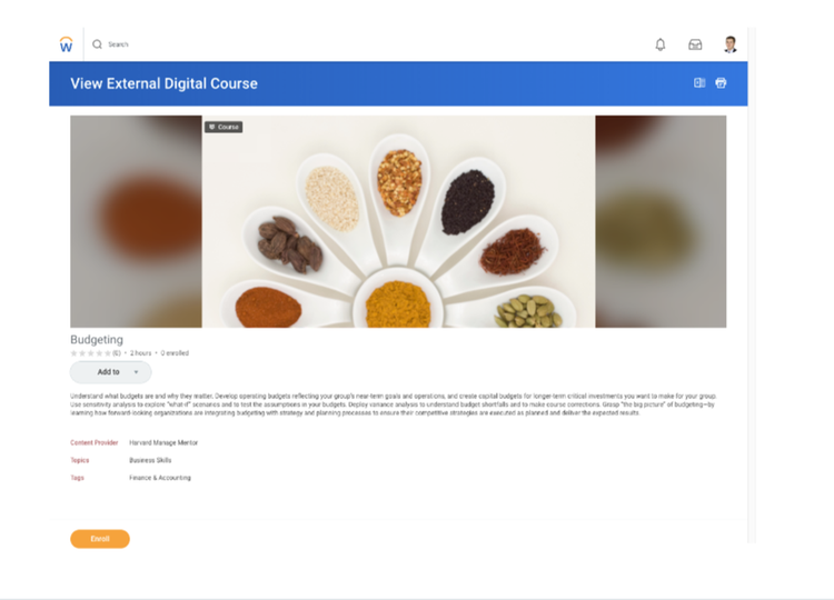 Harvard ManageMentor Workday Learning Integration | Workday Marketplace