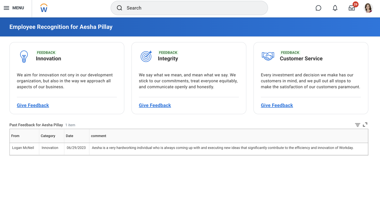 Employee Recognition | Workday Marketplace