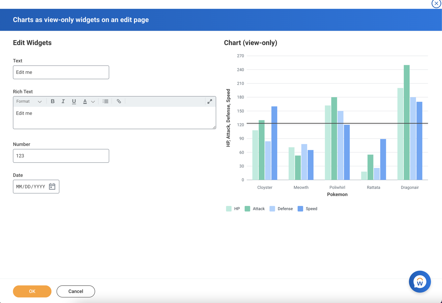 Chart Dictionary | Workday Marketplace