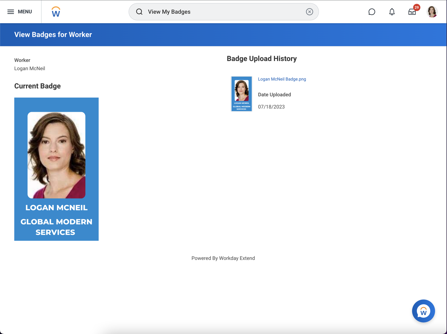 Worker Badges | Workday Marketplace