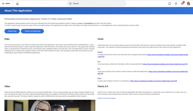 PMD Widget Dictionary | Workday Marketplace