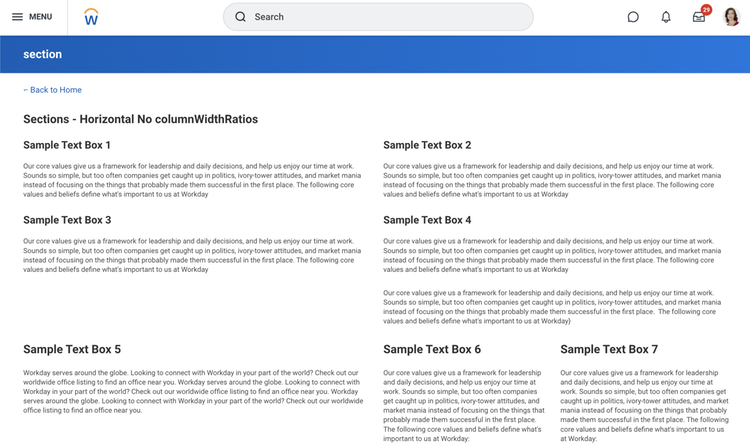 PMD Widget Dictionary | Workday Marketplace