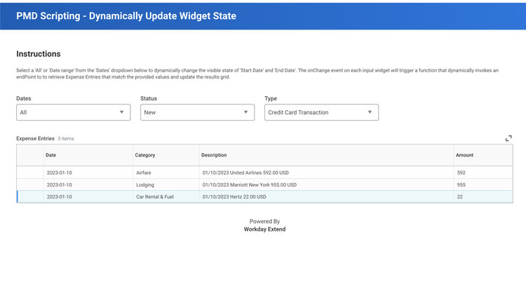 PMD Scripting | Workday Marketplace