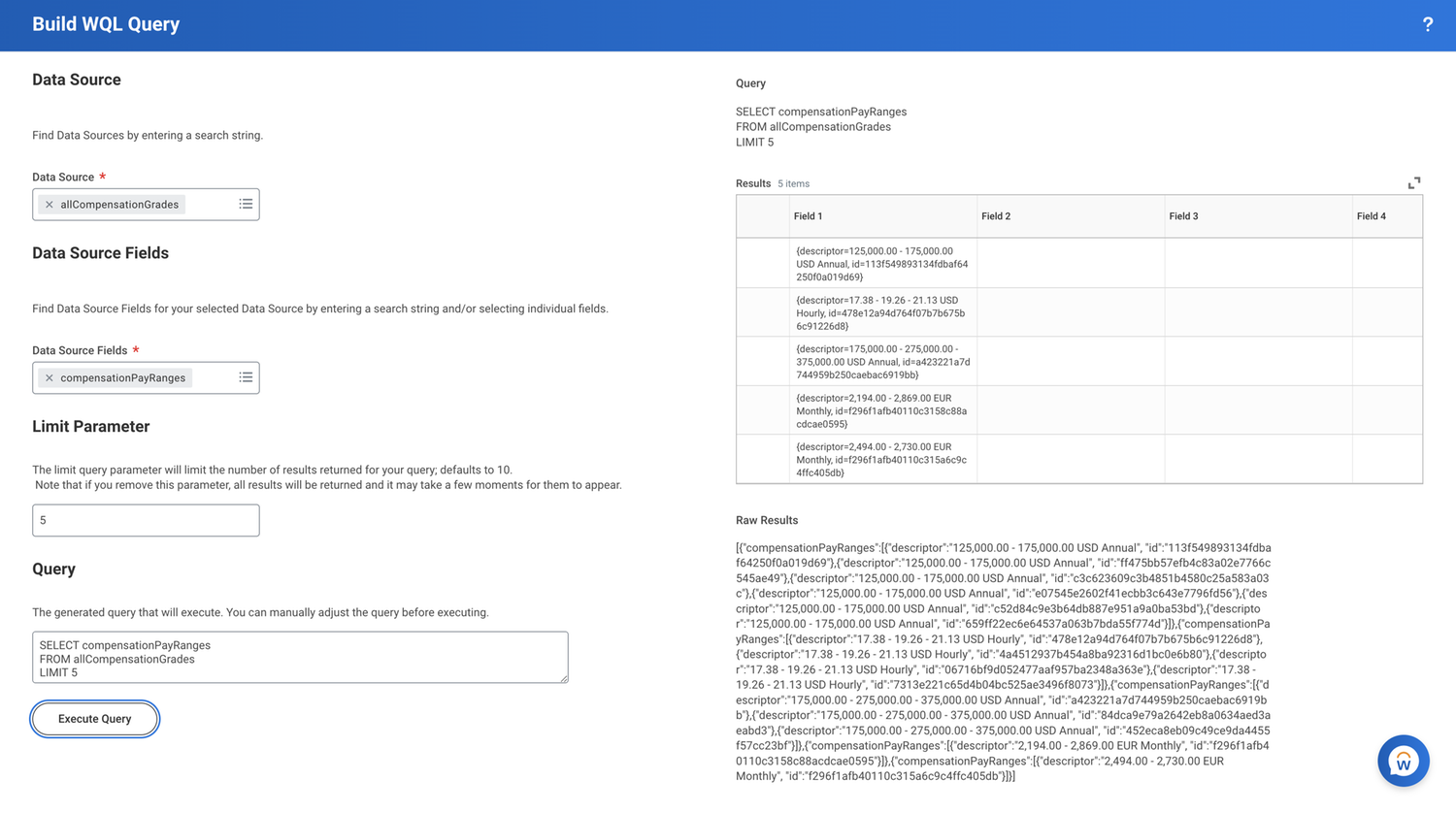 Workday Query Language (WQL) | Workday Marketplace