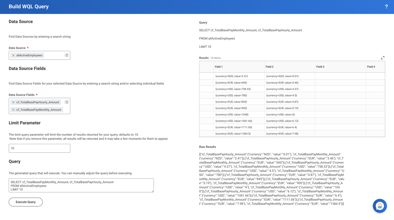 Workday Query Language (WQL) | Workday Marketplace
