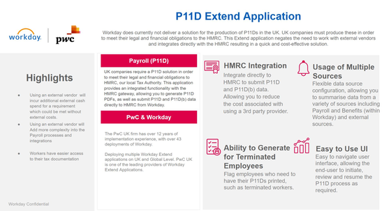 P11D | Workday Marketplace