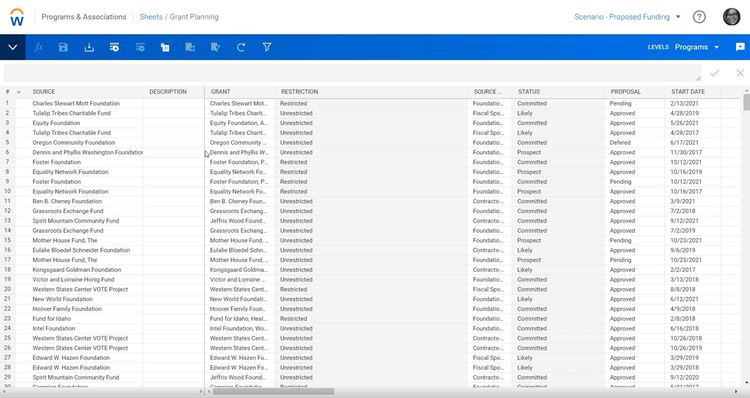 Grant Planning for Nonprofits | Workday Marketplace