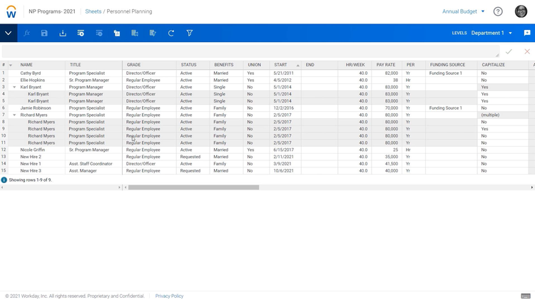 Staff and Personnel Planning for Nonprofits | Workday Marketplace