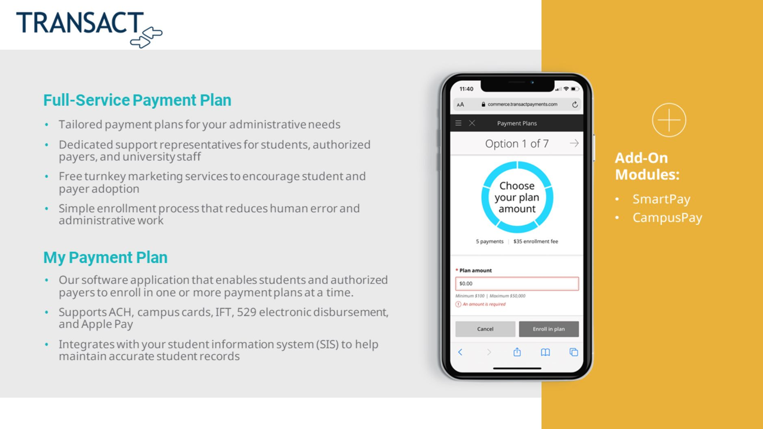 Transact Integrated Payments | Workday Marketplace