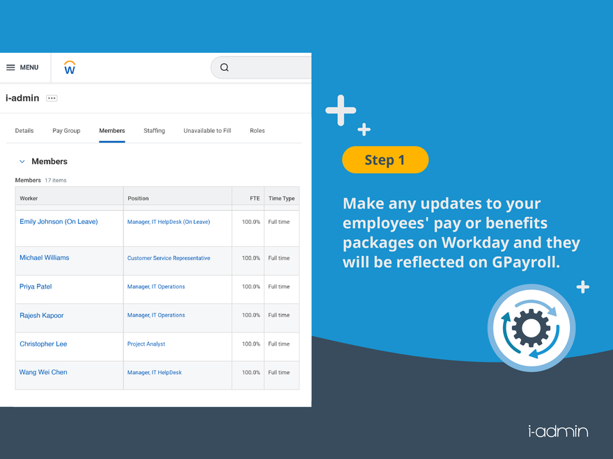i-Admin GPayroll | Workday Marketplace