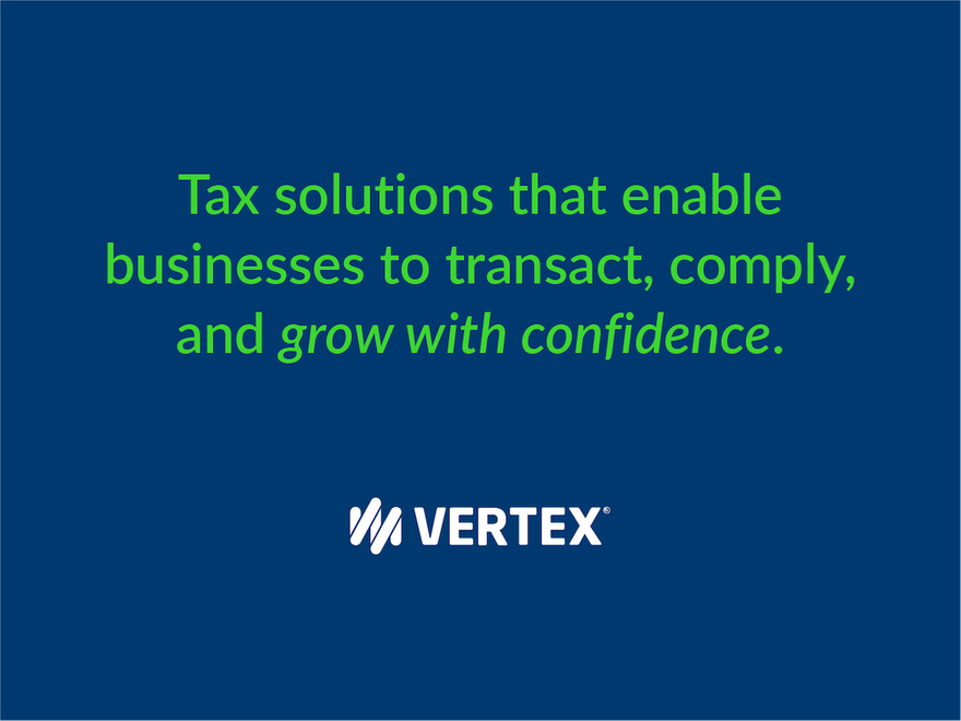 Vertex, Inc. | Workday Marketplace