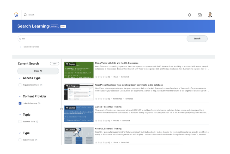 Linkedin Workday Learning Integration Workday Marketplace