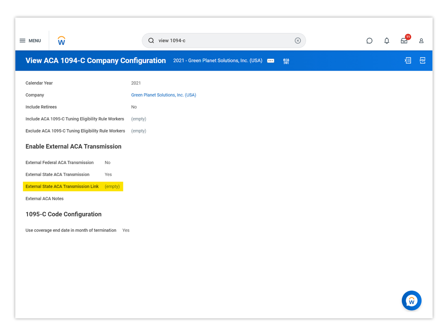 ACA IRS & State Filing | Workday Marketplace