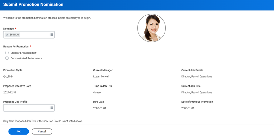Promotion Nomination | Workday Marketplace