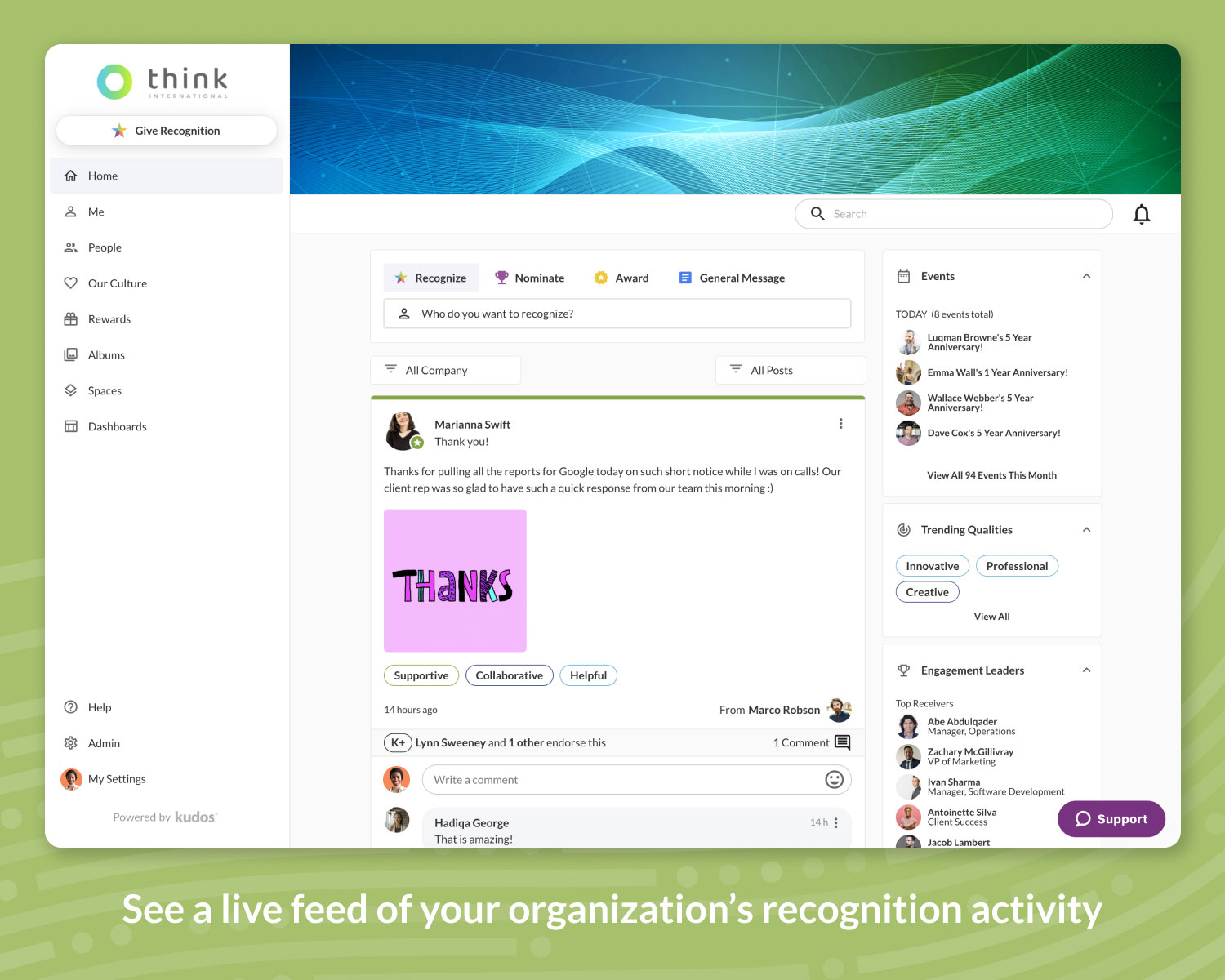 Kudos® Employee Recognition | UKG Marketplace