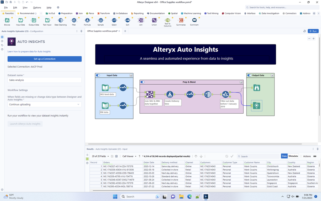 Auto Insights Uploader | Alteryx Marketplace