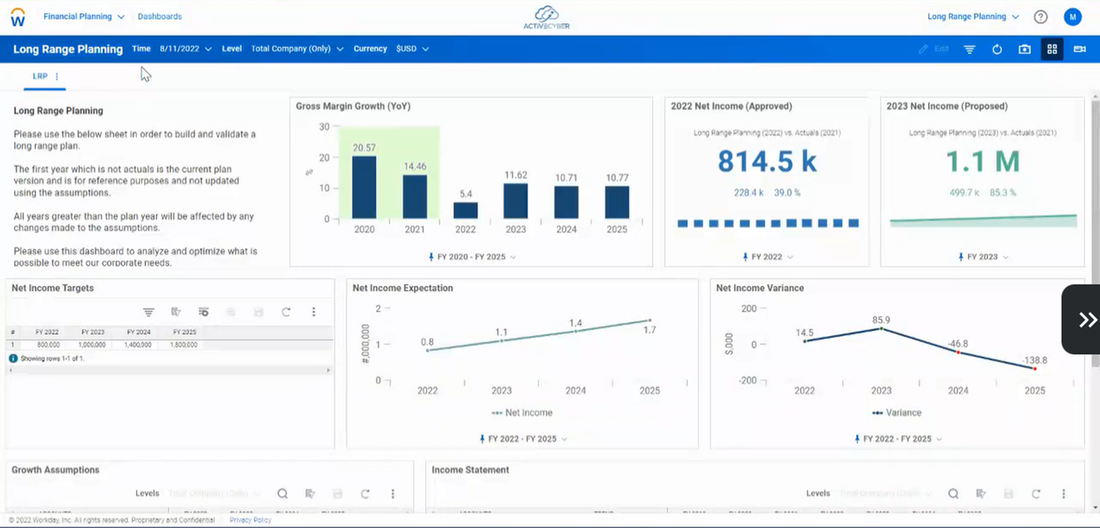 Long Range Strategic Planning | Workday Marketplace