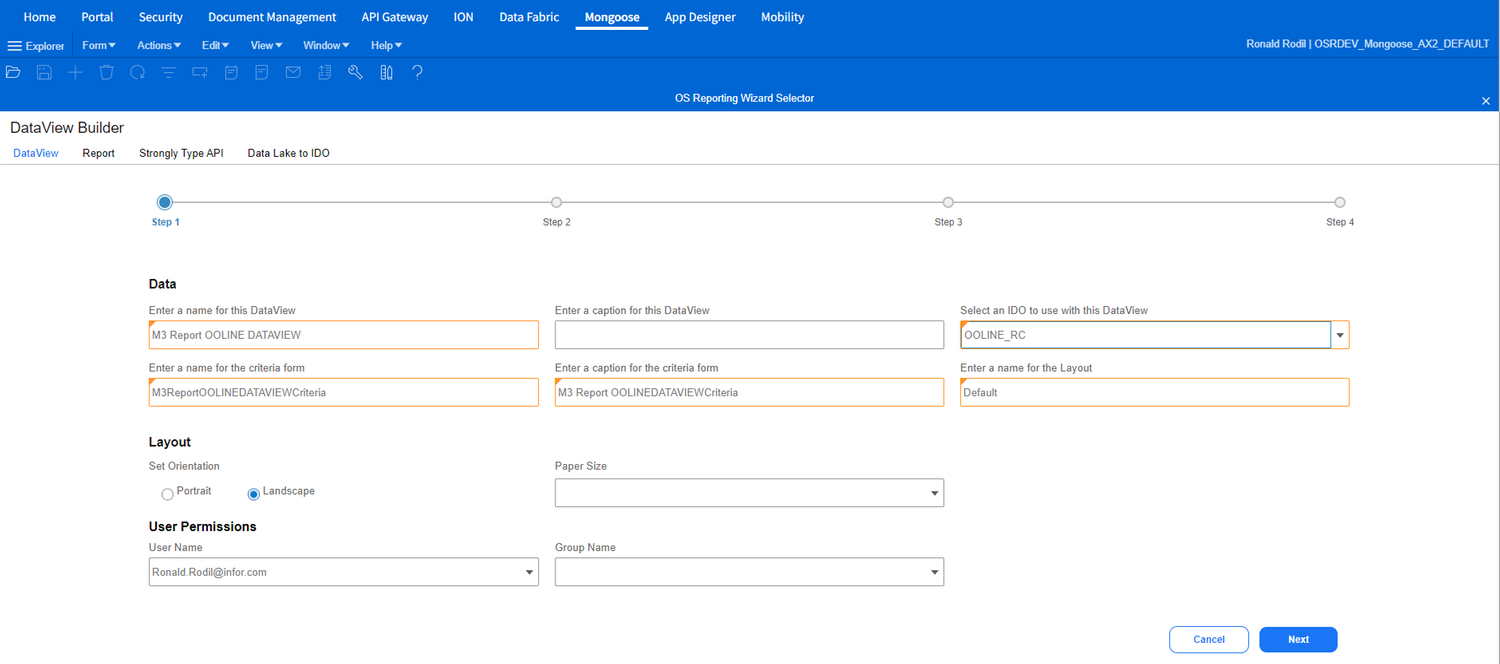 OS Reporting (Data Lake Reporting & Archiving) | Infor Marketplace