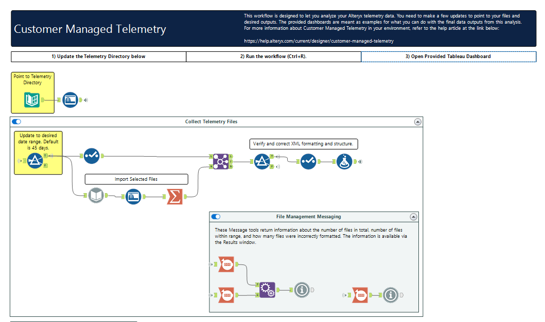 Customer Managed Telemetry | Alteryx Marketplace
