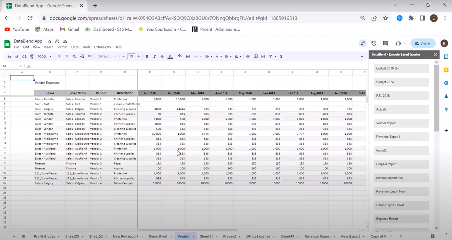 Google Sheets Integration via DataBlend | Workday Marketplace