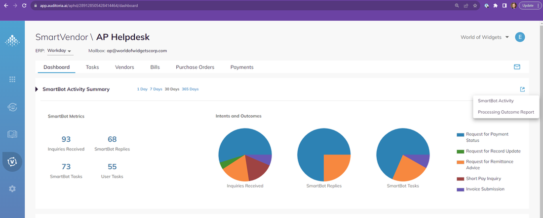 Auditoria.AI SmartVendor AP Helpdesk | Workday Marketplace