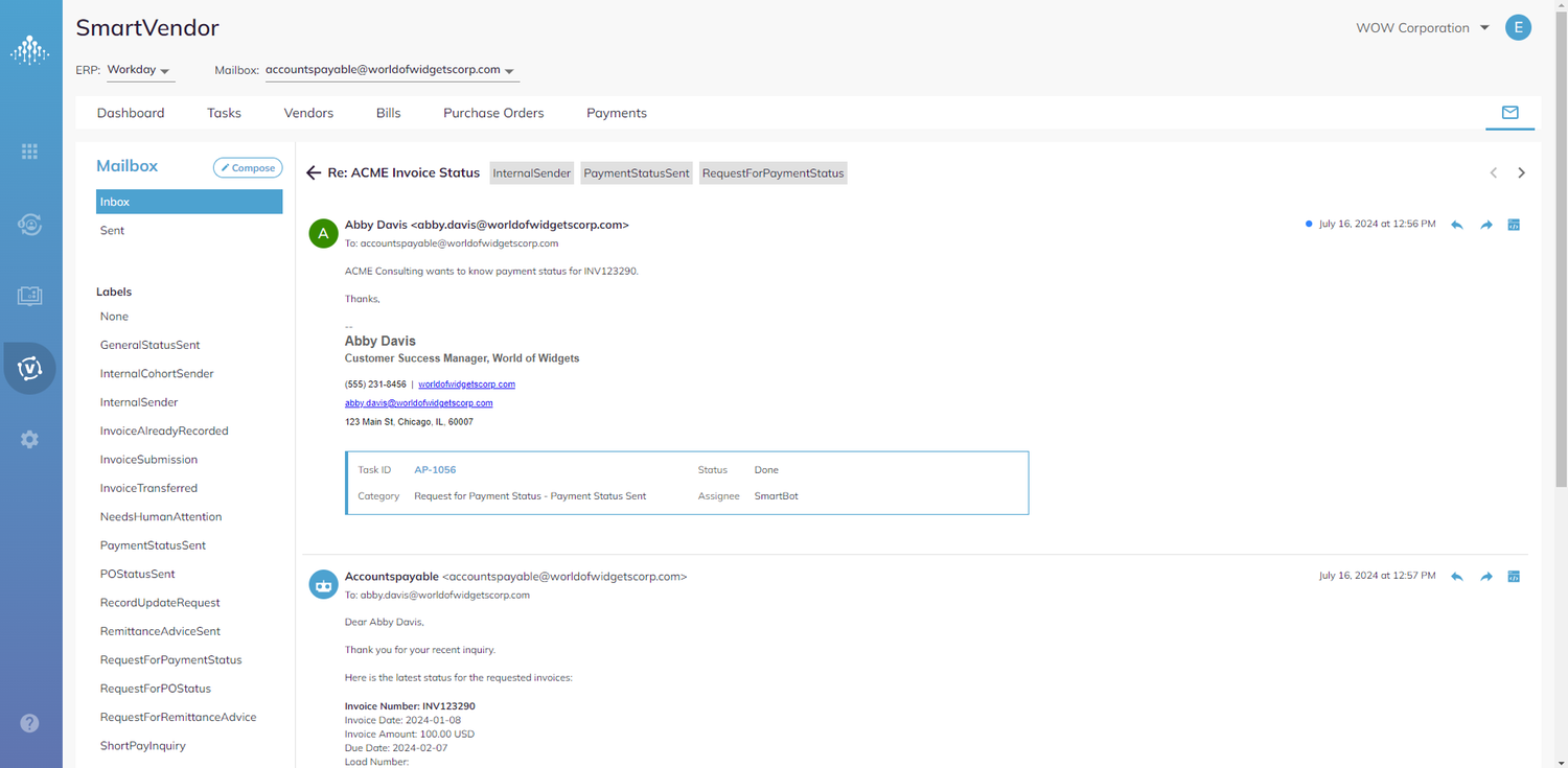 Auditoria.AI SmartVendor AP Helpdesk | Workday Marketplace