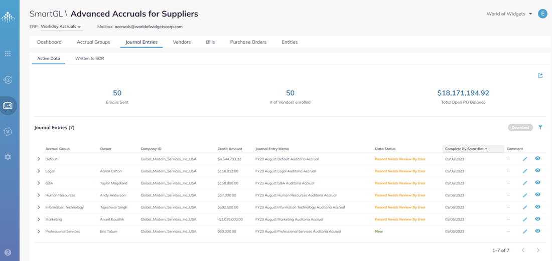 Auditoria.AI SmartVendor AP Accruals | Workday Marketplace