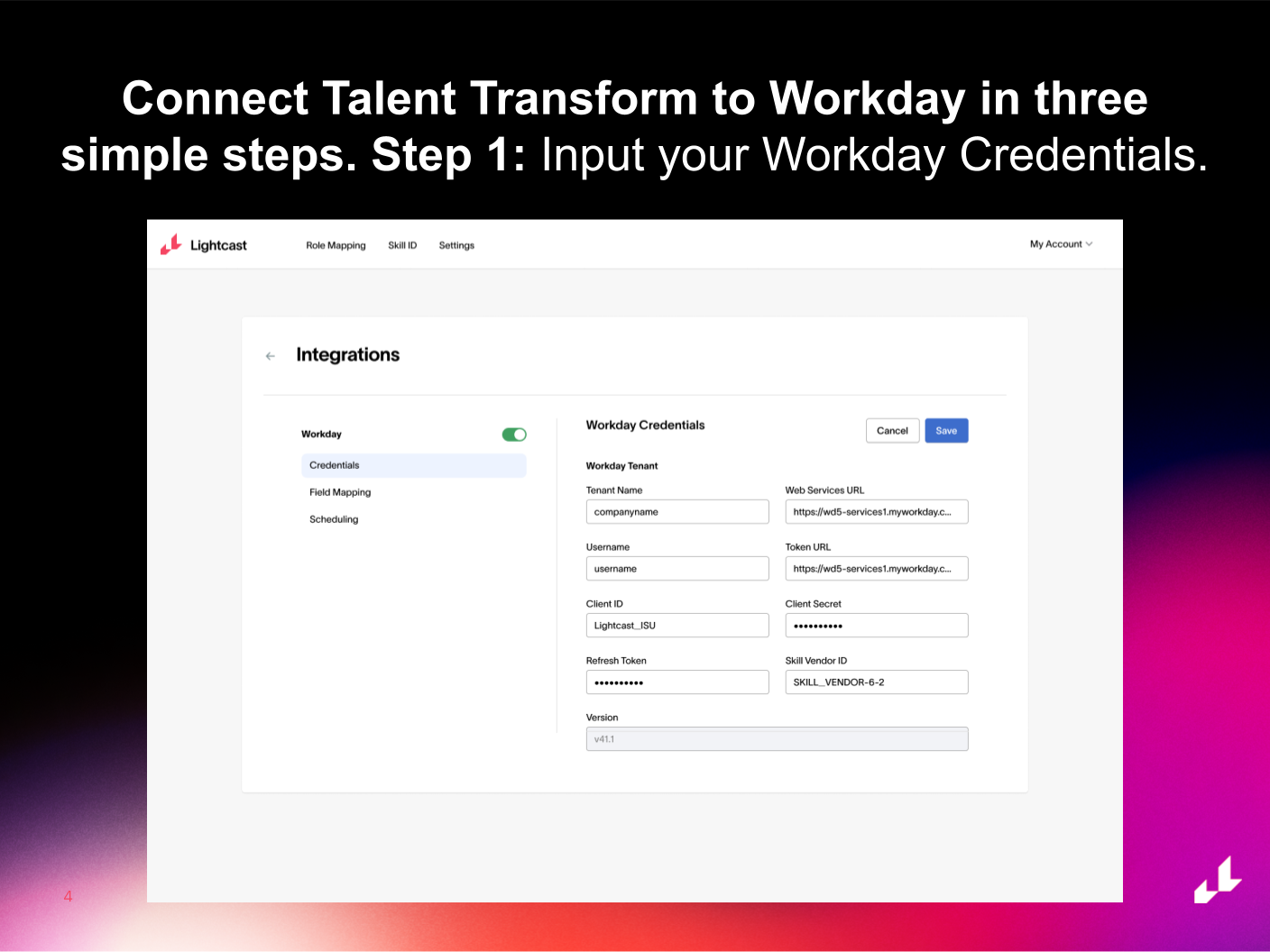 Lightcast Talent Transform: Enriching Job Profiles with Skills | Workday Marketplace