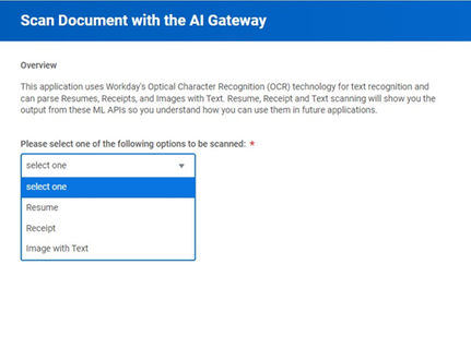 Document Intelligence with the AI Gateway | Workday Marketplace