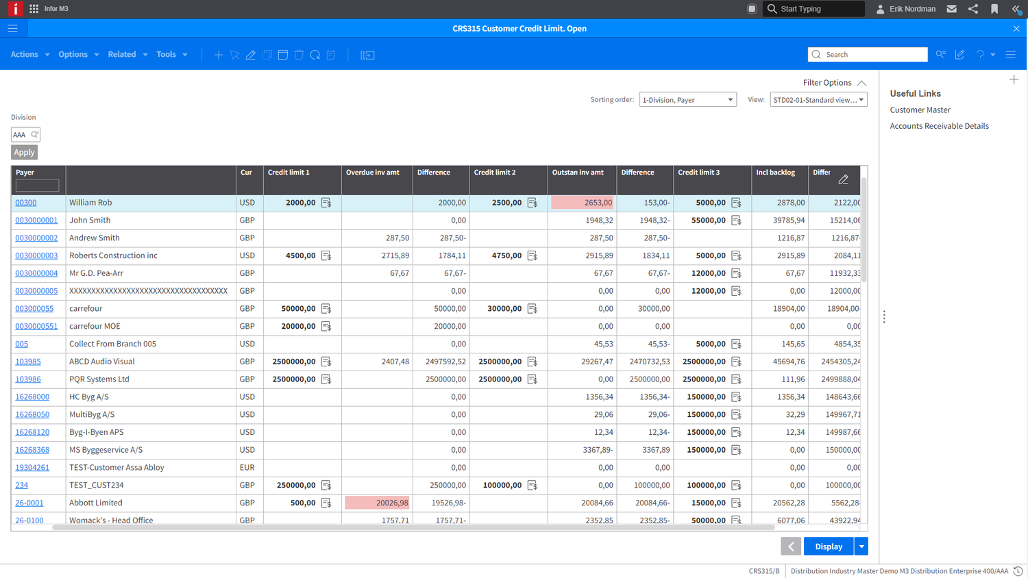 M3 Finance Personalizations | Infor Marketplace