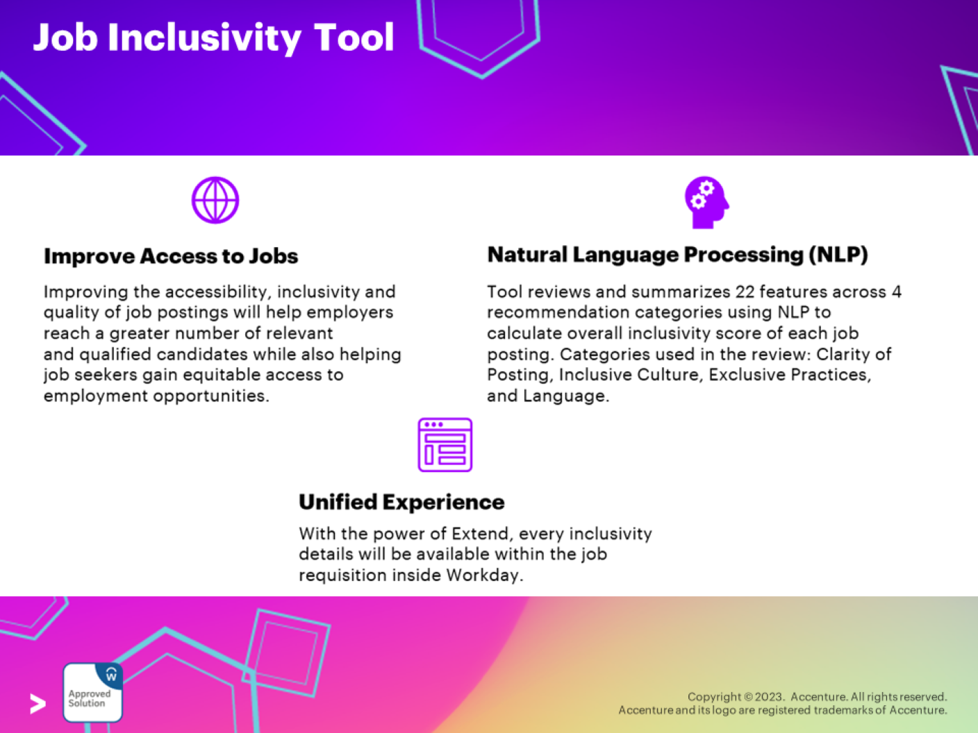 Job Inclusivity Tool | Workday Marketplace
