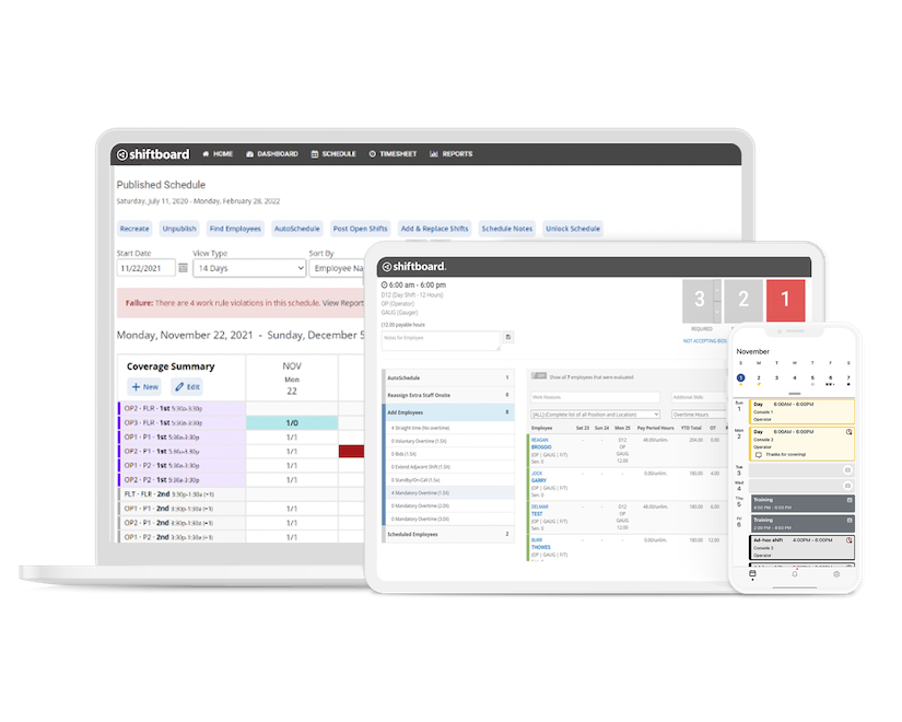 Shiftboard SchedulePro | UKG Marketplace