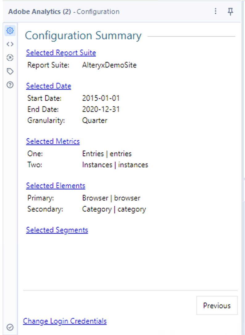 Adobe Analytics Tool | Alteryx Marketplace