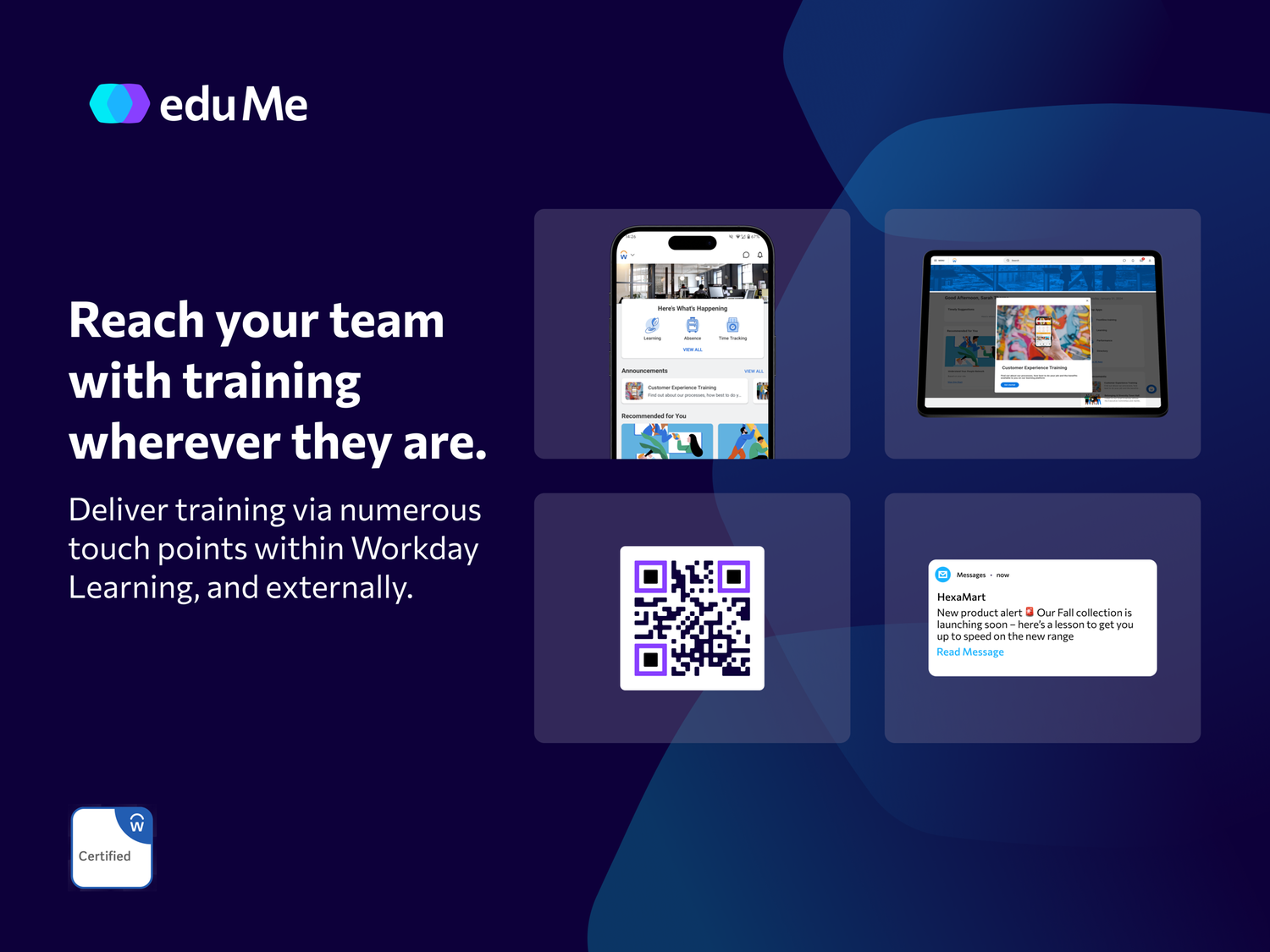 eduMe - Frontline Training in Workday | Workday Marketplace