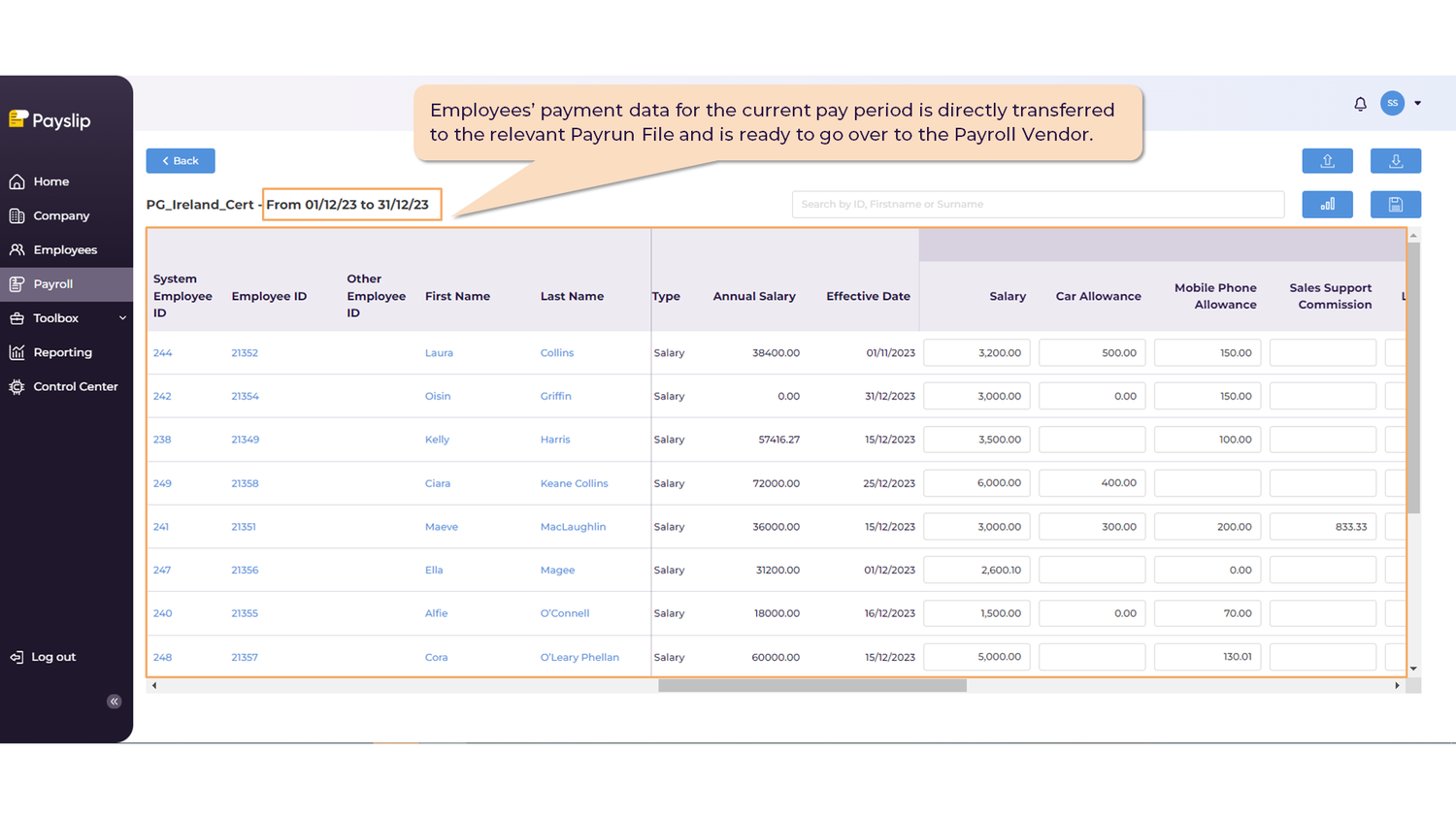 Payslip PECI Connector | Workday Marketplace