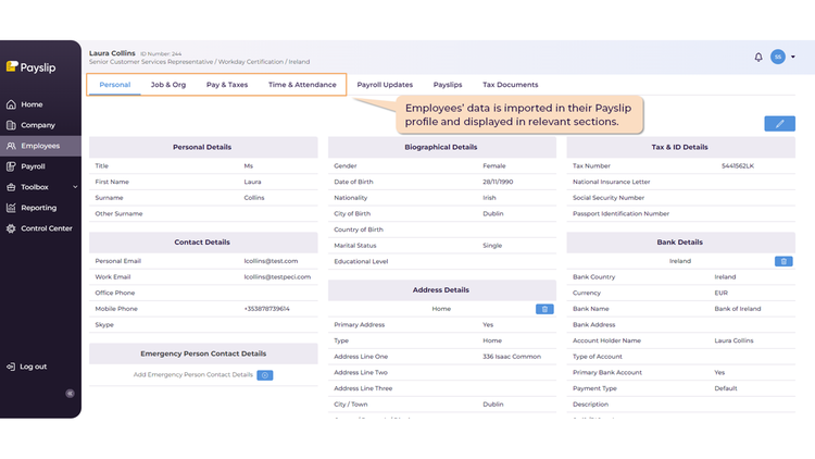Payslip Global Payroll Connect | Workday Marketplace