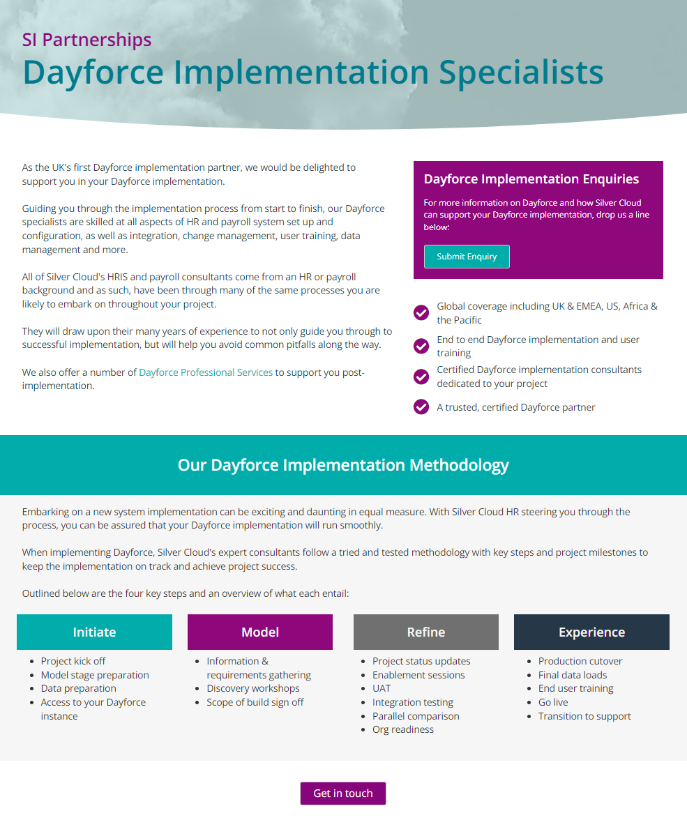 Silver Cloud | Dayforce Exchange