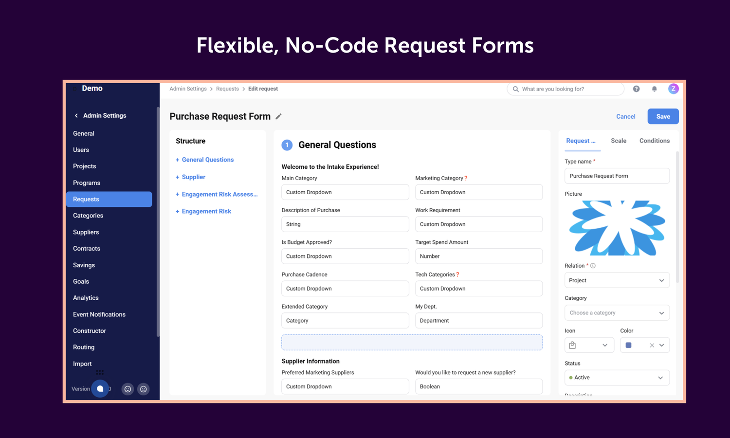 Focal Point Request Intake & Orchestration | Coupa App Marketplace