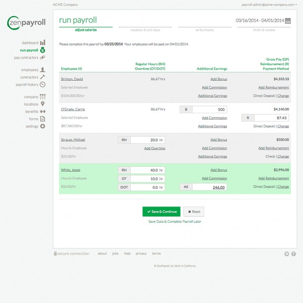 ZenPayroll | AppDirect Marketplace
